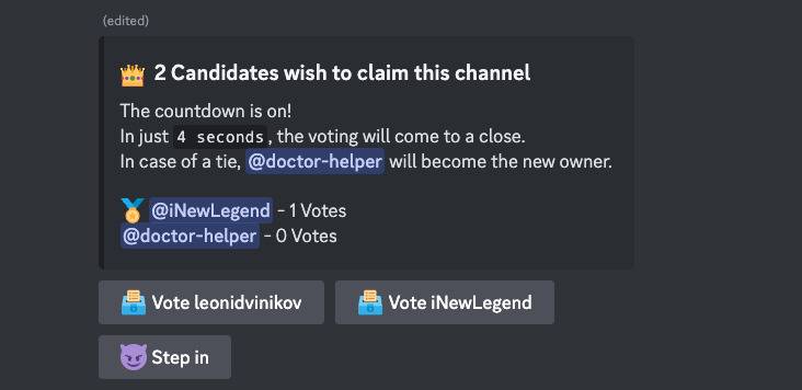 Vertix - Discord Bot - Temporary Voice Channels